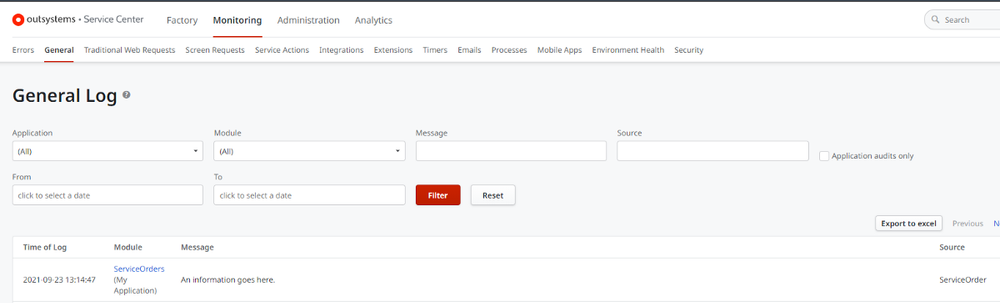 OutSystems Javascript API: Security and Logger — OSQuay