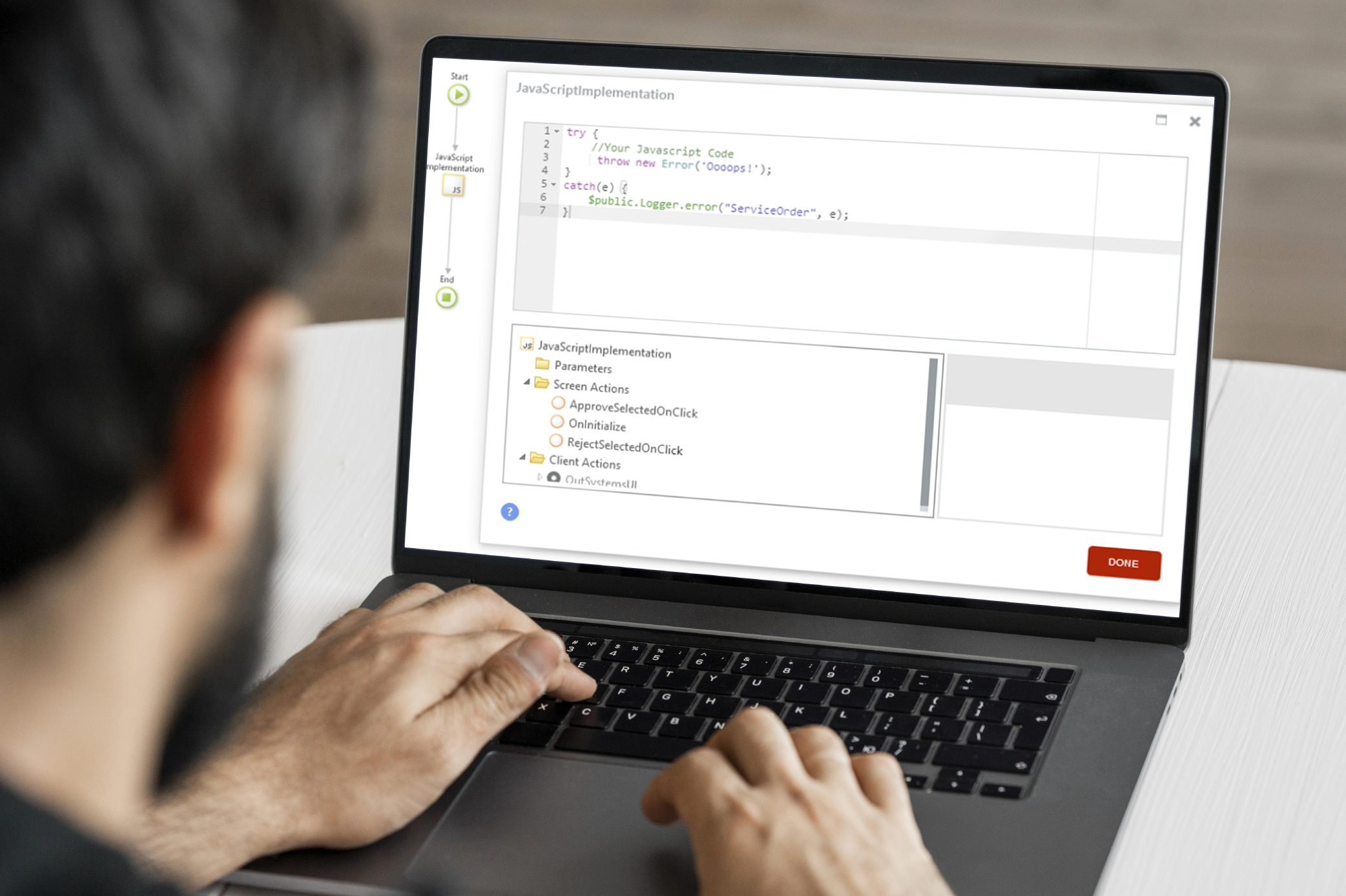 OutSystems Javascript API: Security and Logger — OSQuay
