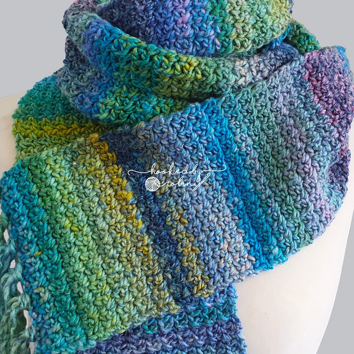 Crochet Single Crochet Mesh Stitch Scarf [Free Video Tutorial & Written ...