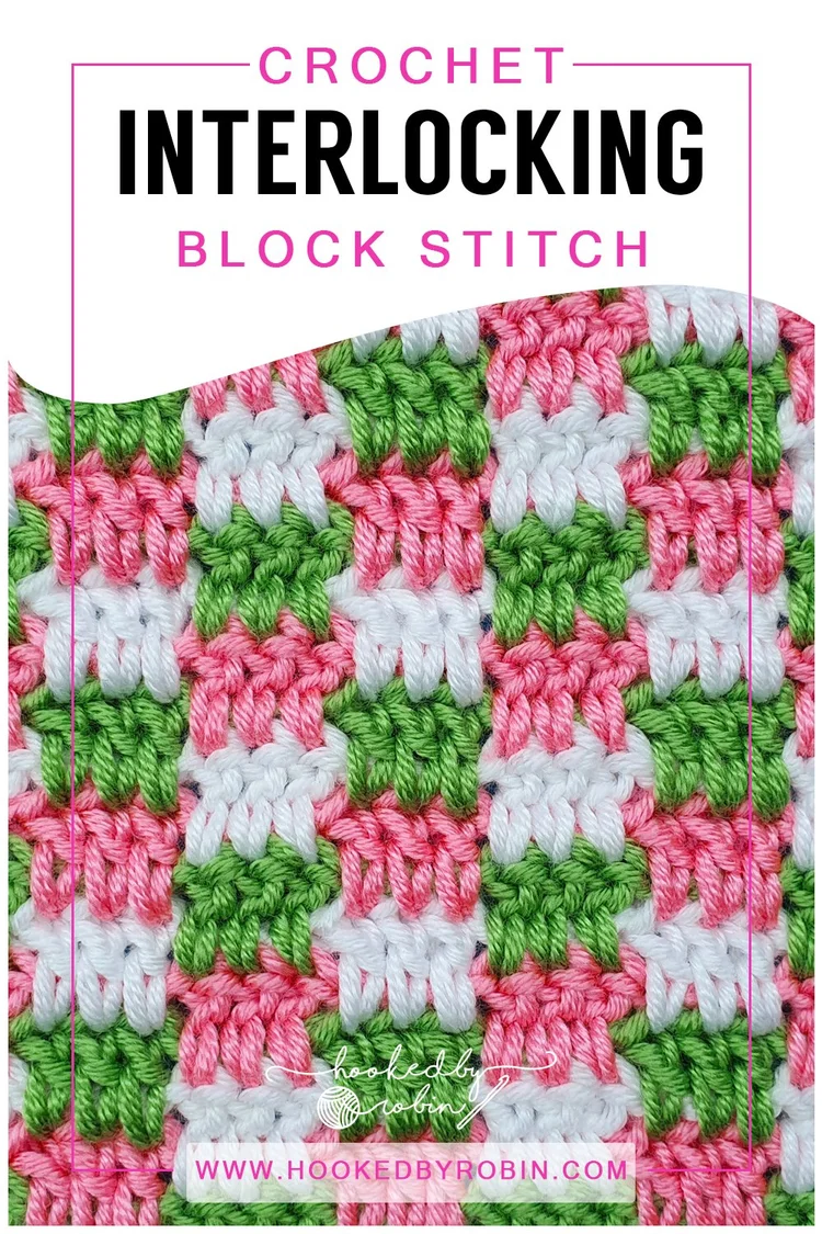 Crochet Interlocking Block Stitch [Free Video Tutorial & Written ...