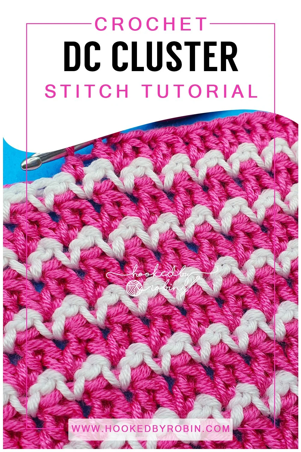 Double Crochet Cluster Stitch [Free Video Tutorial & Written Pattern ...