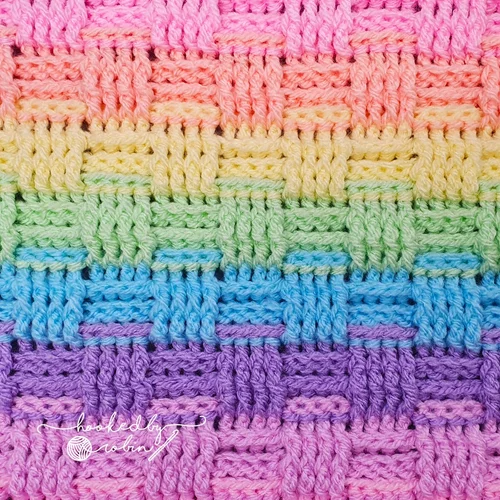 Crochet Basketweave Stitch [Free Video Tutorial & Written Pattern ...