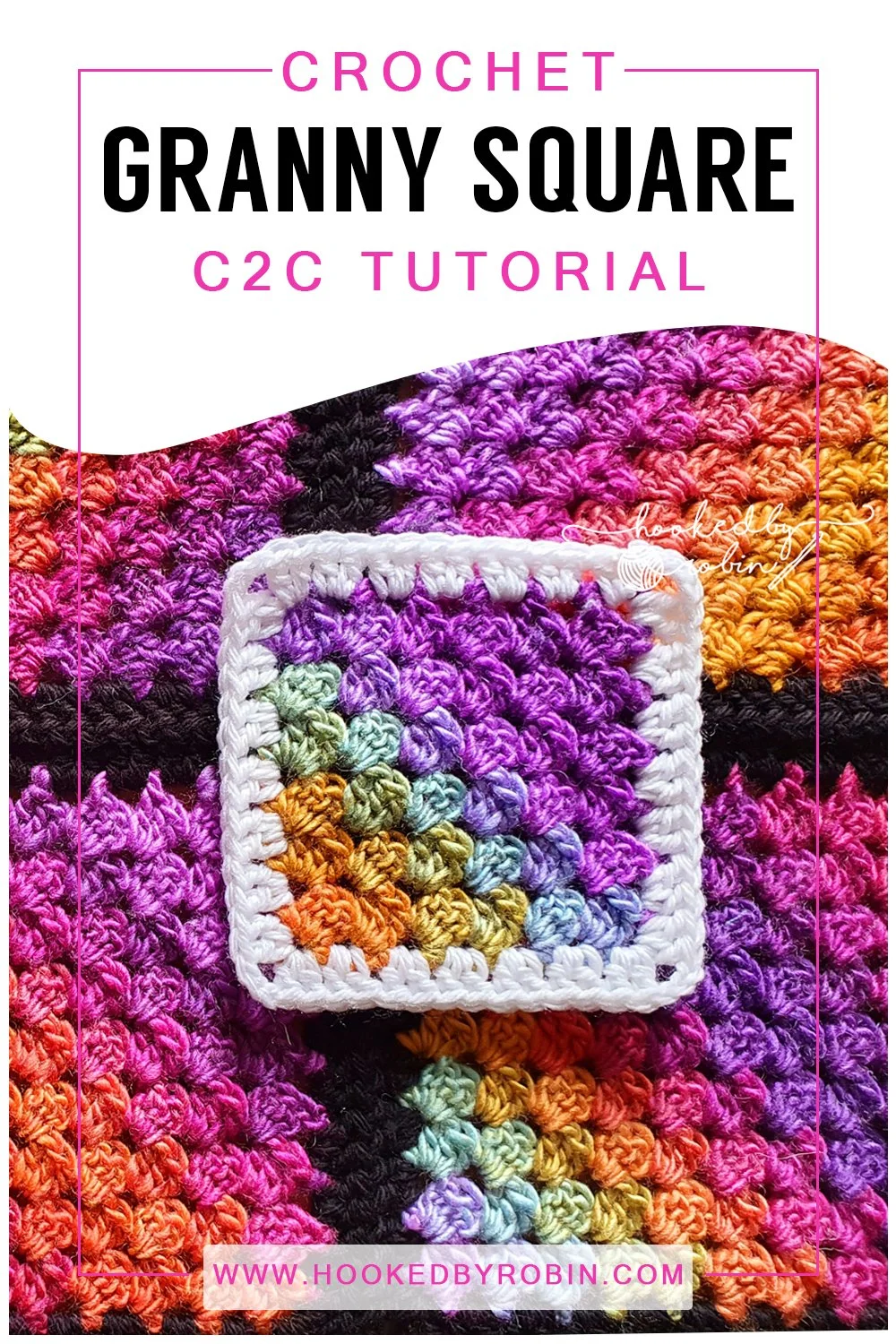 Crochet Corner to Corner C2C Granny Square [Free Video Tutorial ...