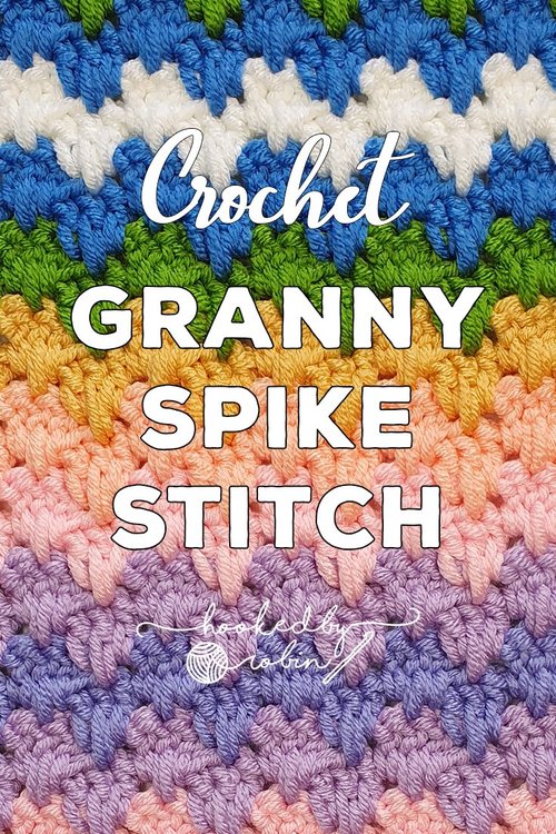 Crochet Granny Spike Stitch Written Pattern — Hooked by Robin