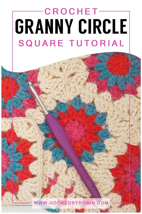 Crochet Circle in a Square [Free Video Tutorial & Written Pattern ...