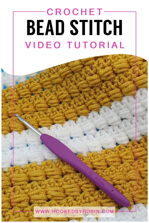 Crochet Bead Stitch [Free Video Tutorial & Written Pattern!] — Hooked ...