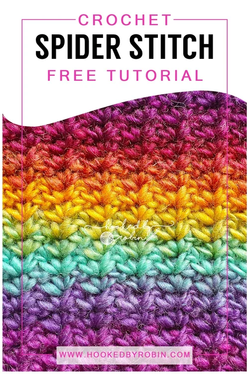 Crochet Spider Stitch Written Pattern — Hooked by Robin