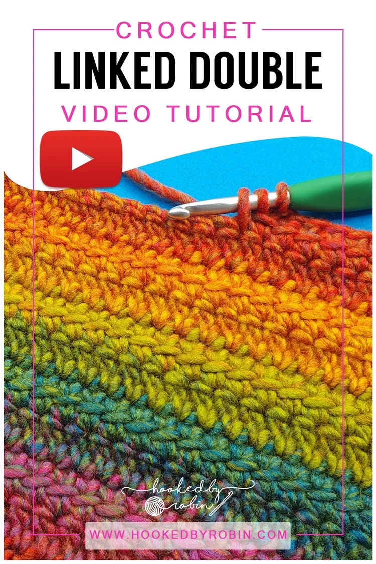 Crochet Linked Double Crochet Stitch [Free Video Tutorial & Written ...