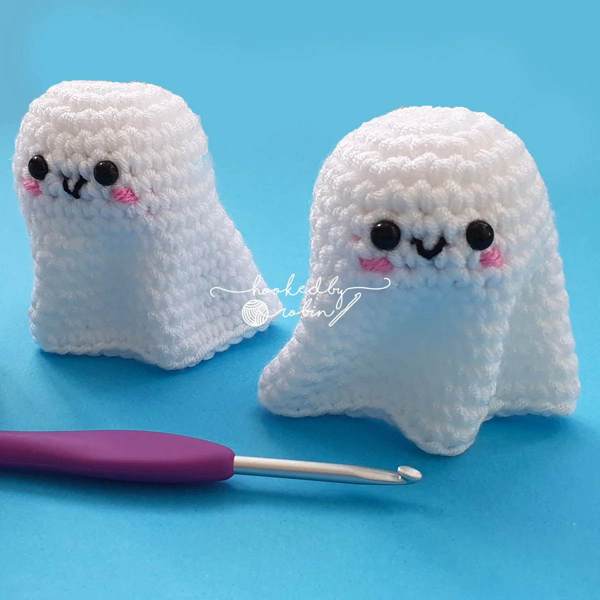 Amigurumi Crochet Ghost Pattern [Free Video Tutorial & Written Pattern ...