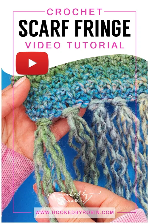 How to Add a Fringe to a Crochet Scarf [Free Video Tutorial & Written ...