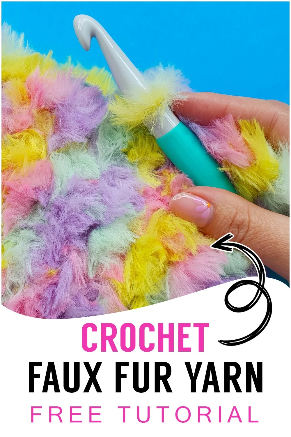 The Best Crochet Stitch for Faux Fur Yarn [Free Video Tutorial ...