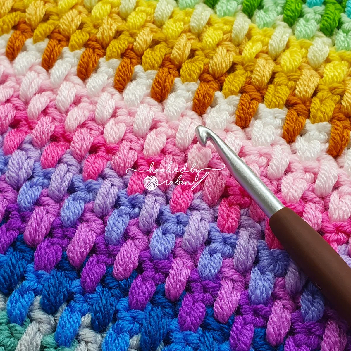 Crochet Mini Interlocking Block Stitch [Free Video Tutorial & Written ...