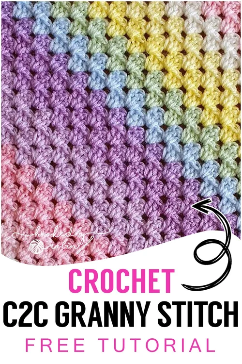 Crochet Corner to Corner RECTANGLE C2C Granny Stitch [Free Video ...