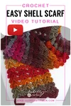 Crochet a Simple Shell Stitch Scarf [Free Video Tutorial & Written ...