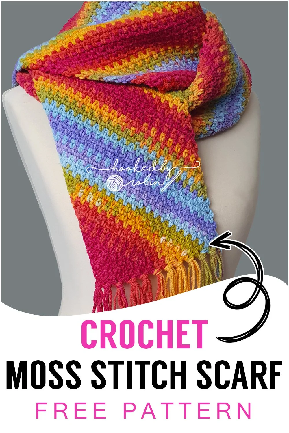 Corner 2 Corner Moss Stitch Scarf [Free Video Tutorial & Written ...