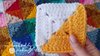 Crochet Two Tone Solid Square Blanket [Free Video Tutorial & Written ...