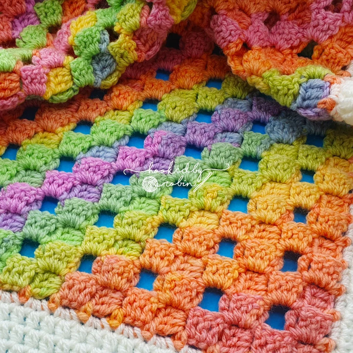 Crochet C2C Open Block Stitch Rectangle Blanket [Free Video Tutorial ...