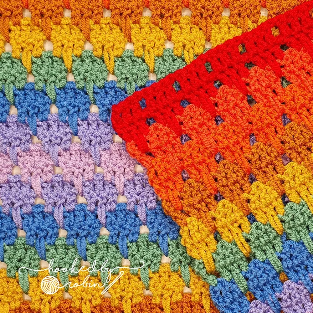 Crochet Larksfoot Stitch Written Pattern [Free Video Tutorial & Written ...