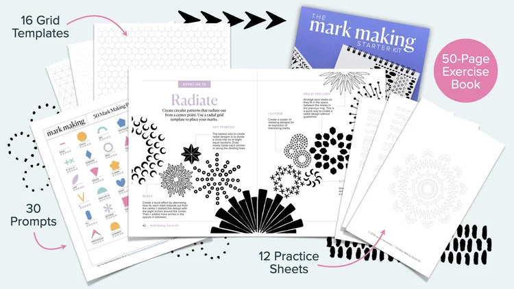 Mark Making Starter Kit — Jackie Hernandez Studio | Watercolor Tutorials