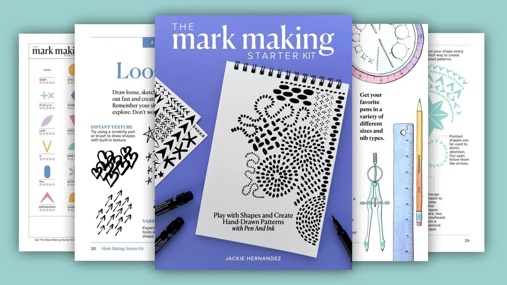 Mark Making Starter Kit — Jackie Hernandez Studio | Watercolor Tutorials