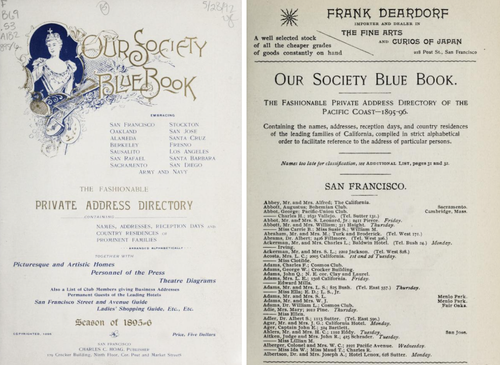 Blue Books and Society Register Lists — Start Researching Genealogy