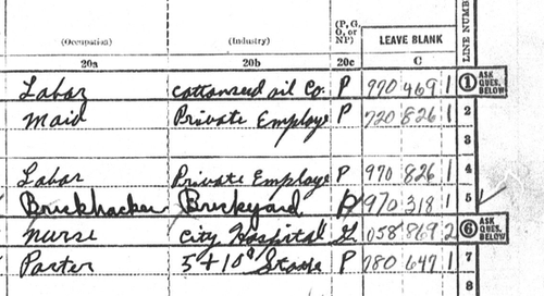 Revealing Codes in the 1950 Census, Pt. 3: Occupation Codes in Leave ...