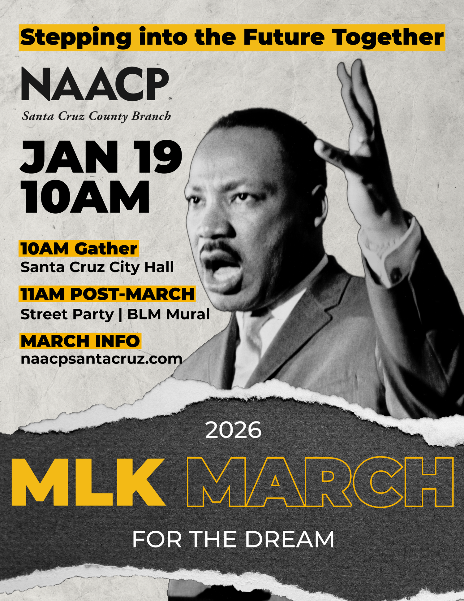 2026 MLK March for the Dream — NAACP SANTA CRUZ