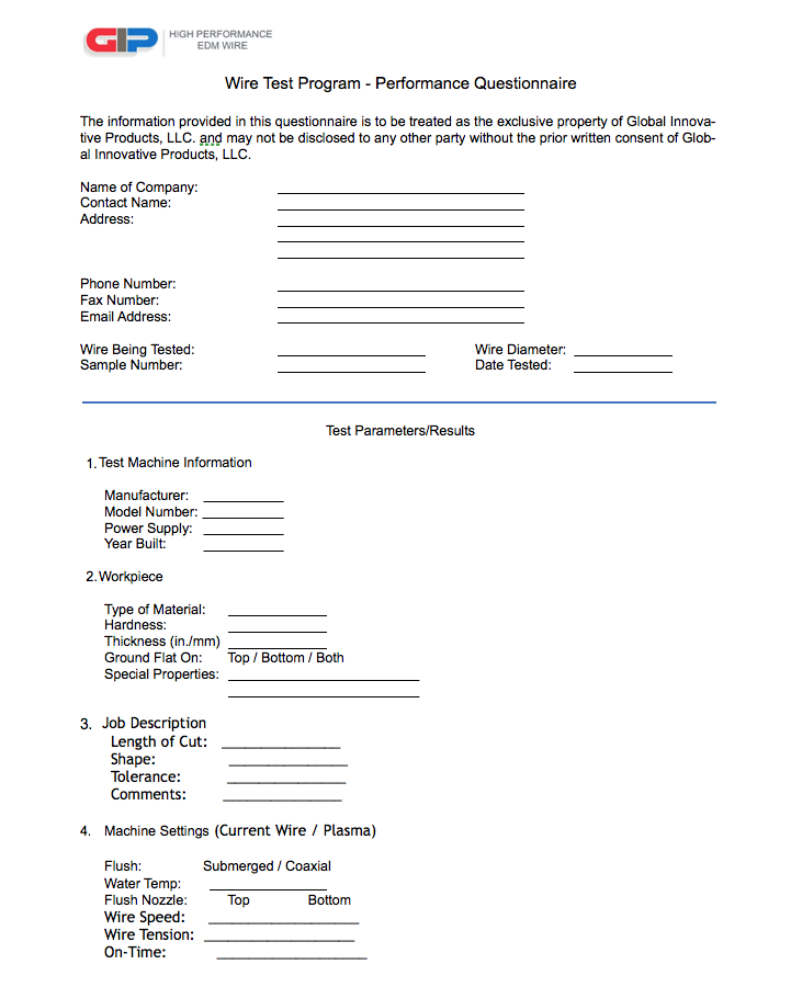 Wire Test Program — EDM Wire Online Store - Latest Offers, News, Advice,