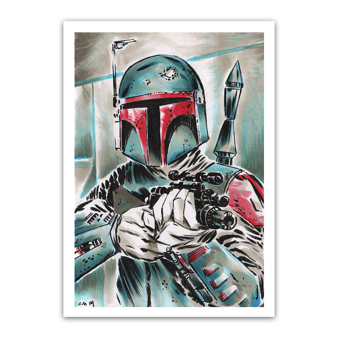 Boba Fett Pop Art