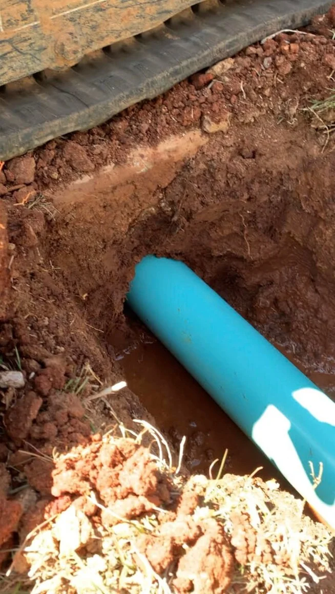 Boring — Yard Drain