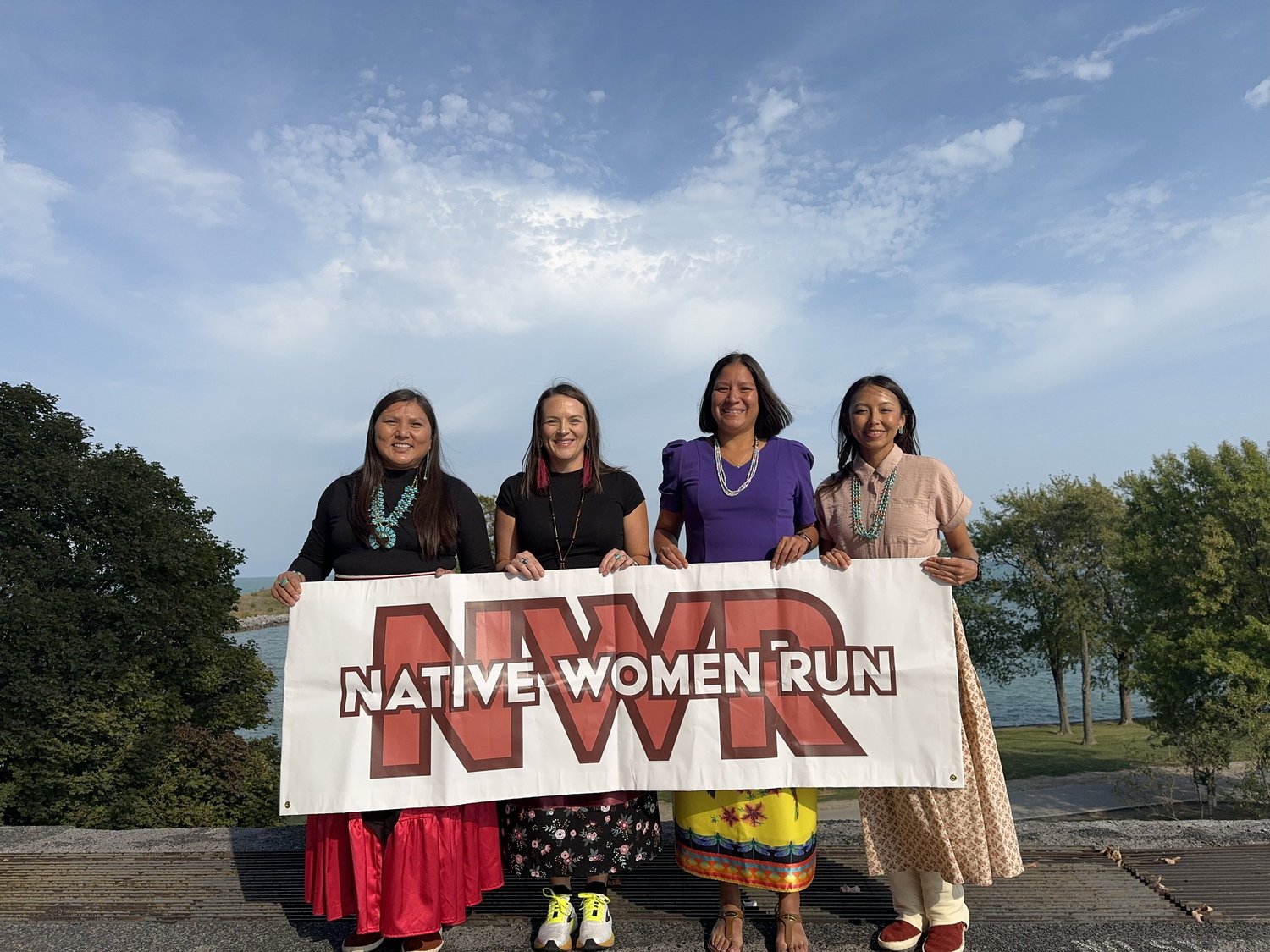 Native Women Running