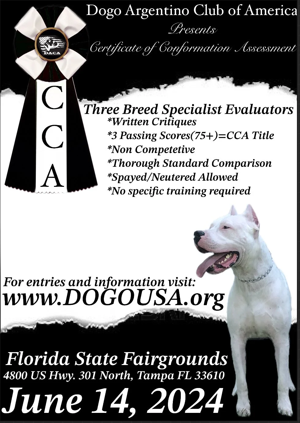 General 3 — Dogo Argentino Club of America