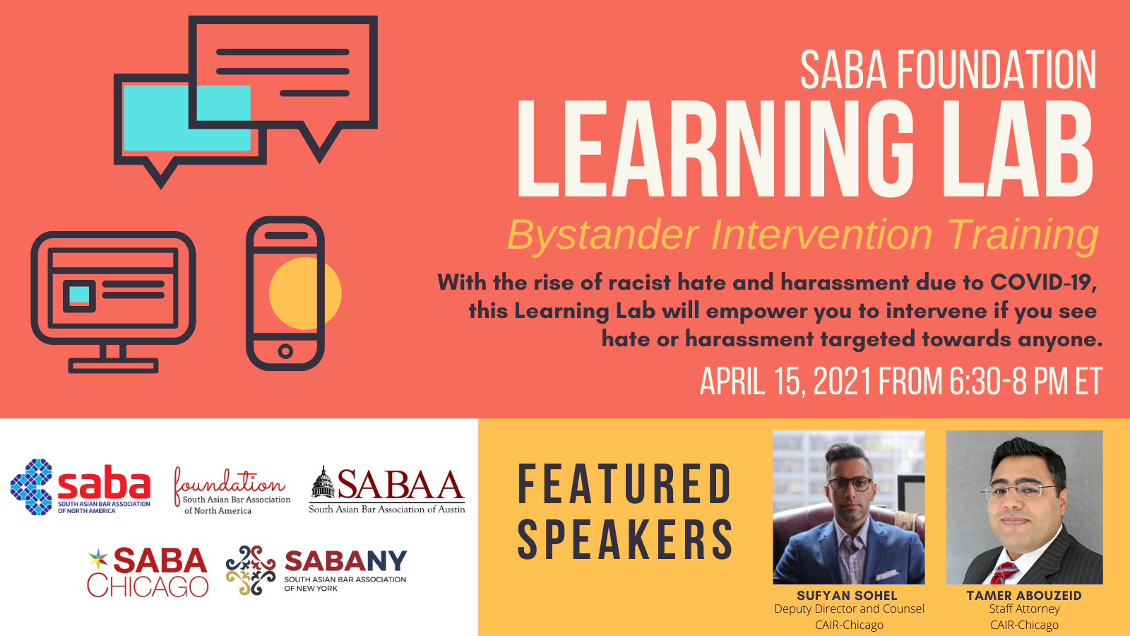 Learning Lab: Bystander Intervention Training — SABA Foundation