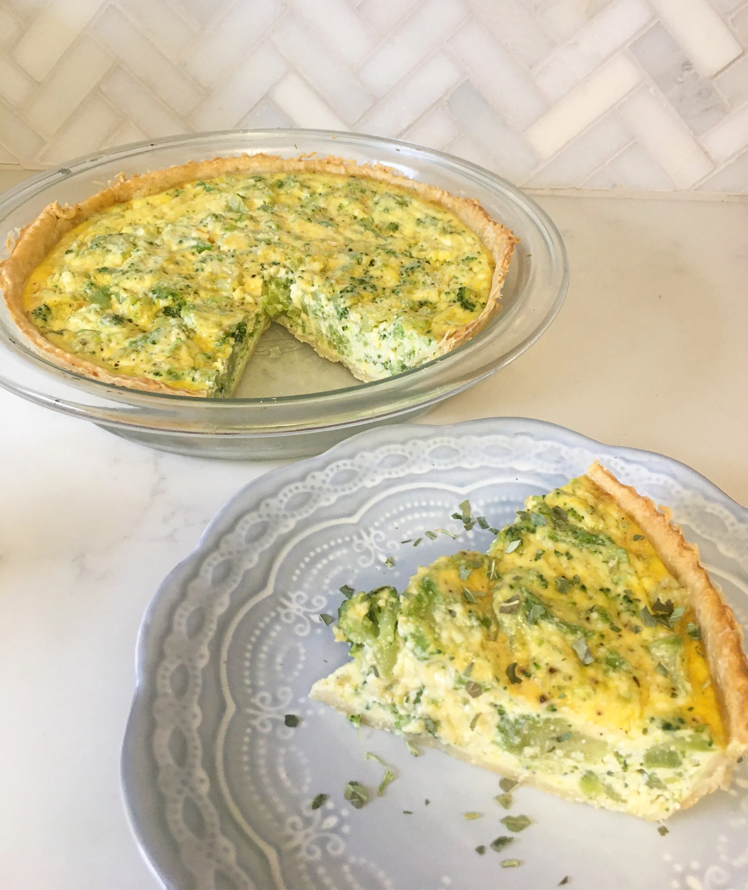 Broccoli Ricotta Quiche — Organic Italian