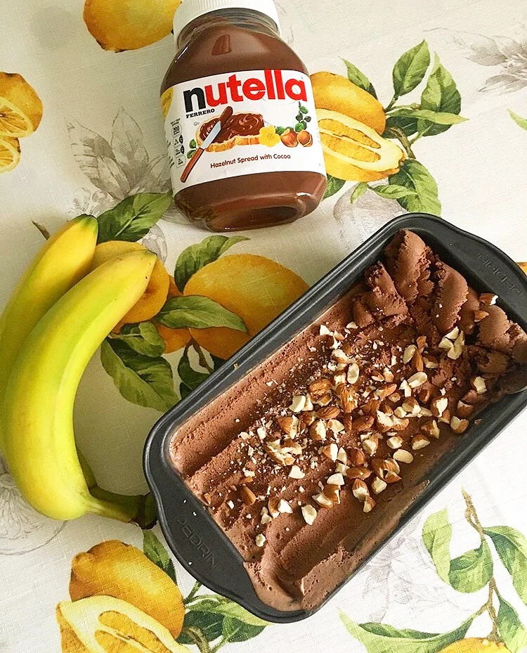 No-Churn Nutella Gelato — Organic Italian