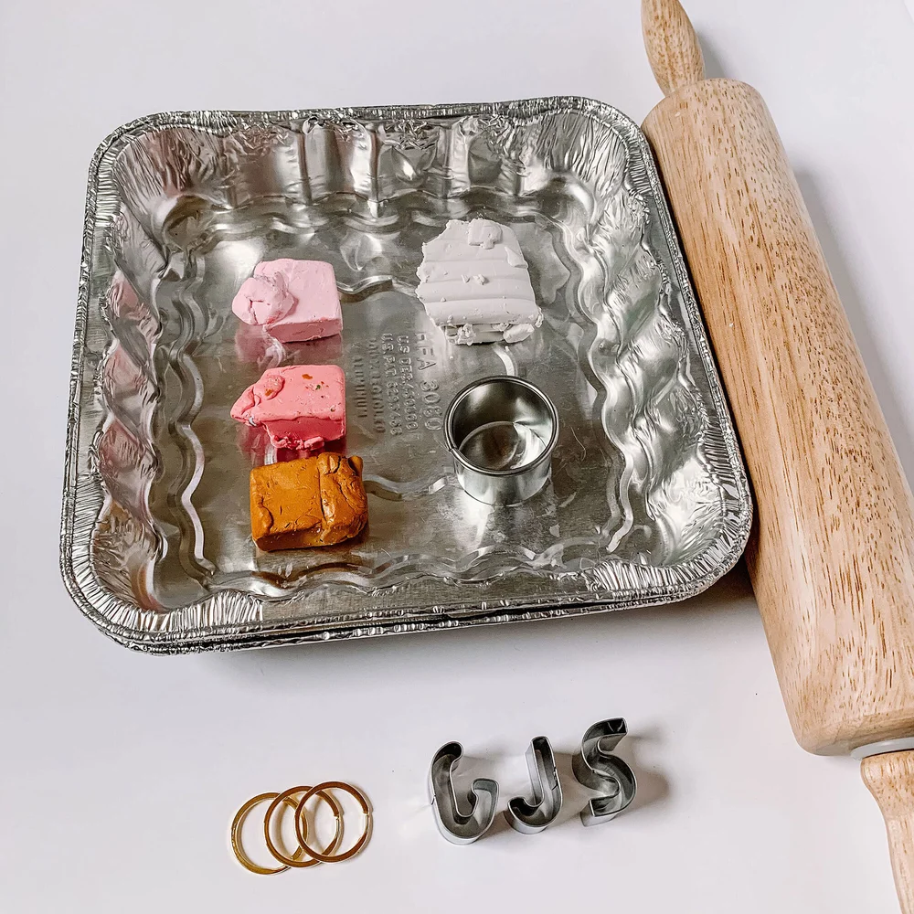 How to Make Clay Monogrammed Keychains — The Green Mad House