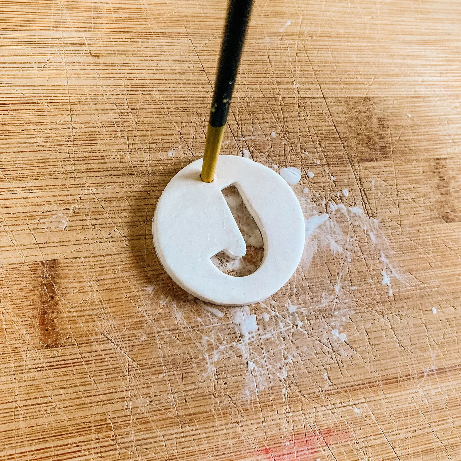 How to Make Clay Monogrammed Keychains — The Green Mad House