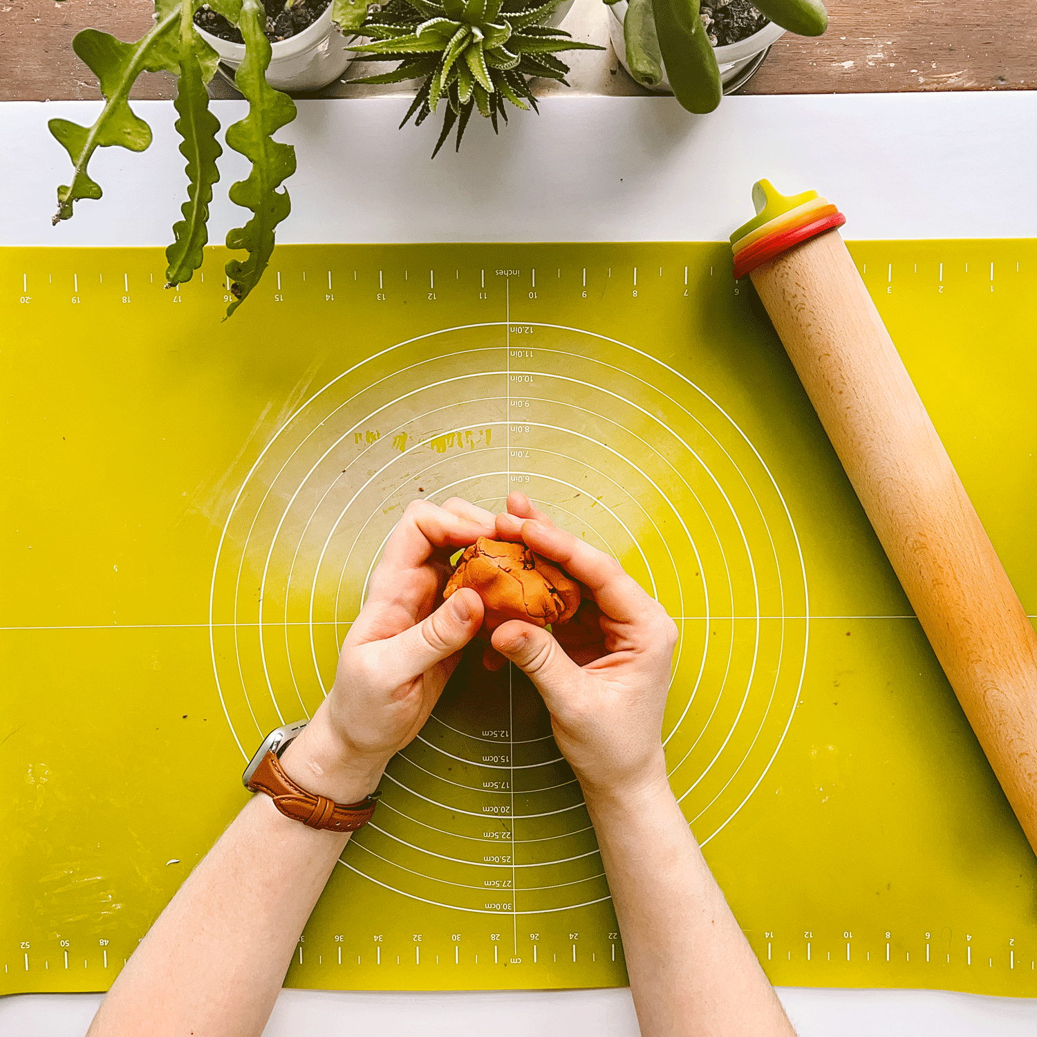How to Make a Rainbow Clay Hanging — The Green Mad House
