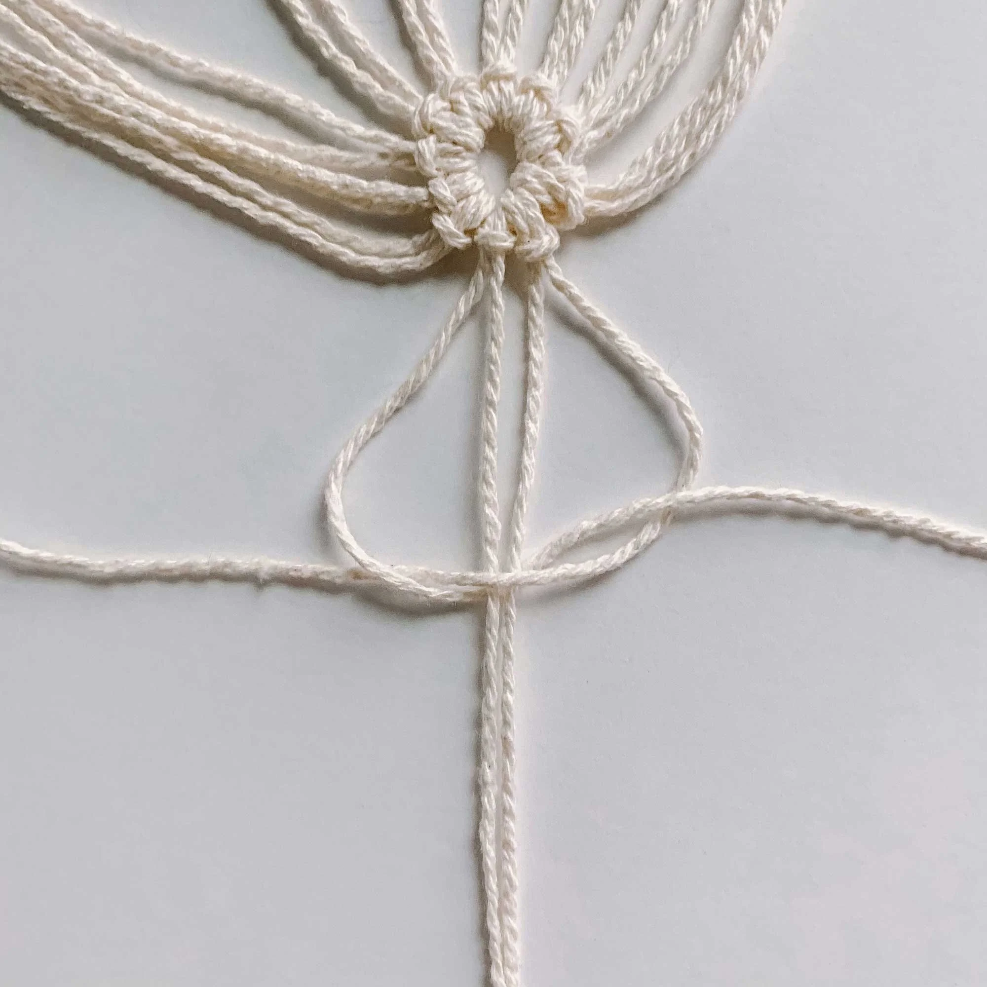 How to Make Macrame Snowflake Ornaments — The Green Mad House