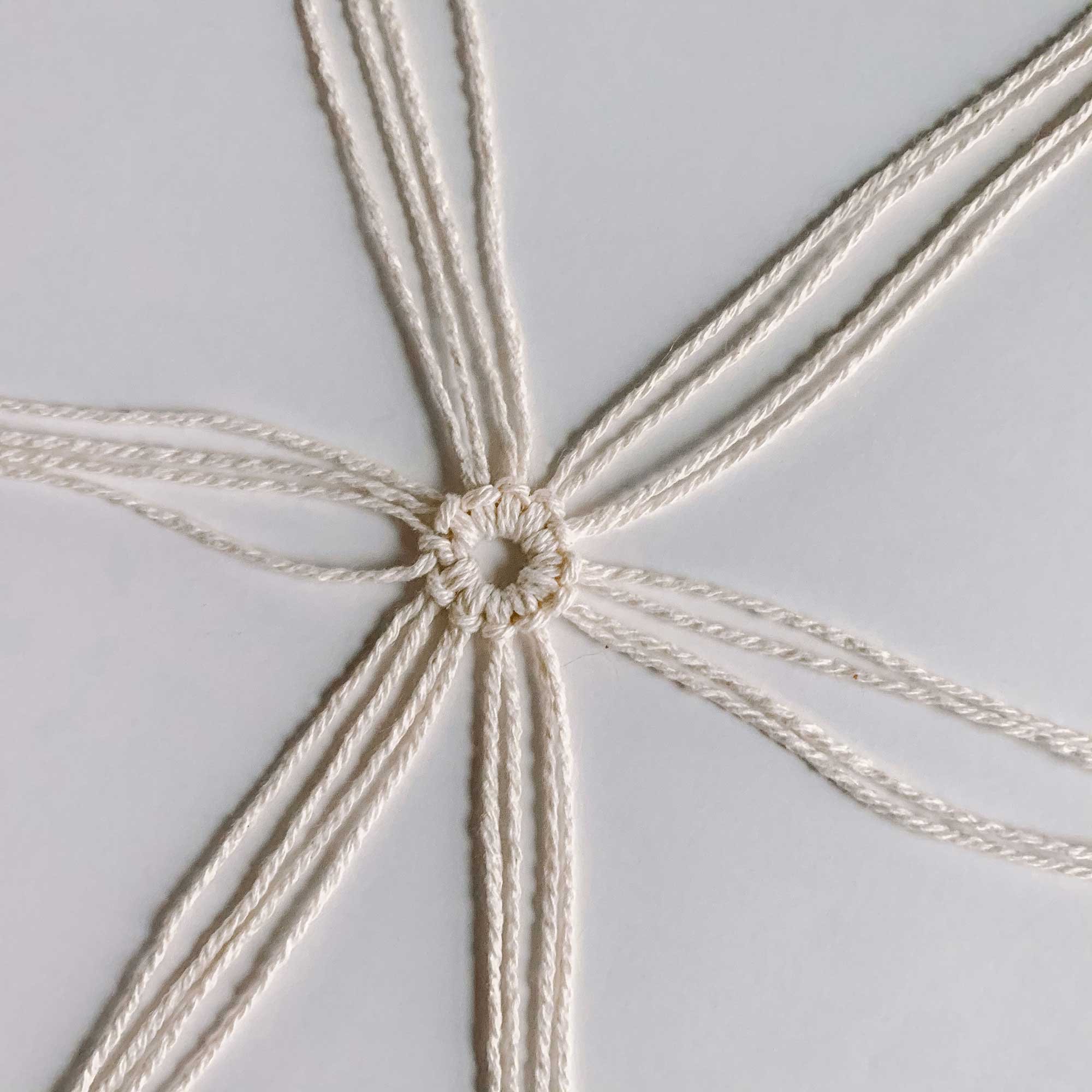 How to Make Macrame Snowflake Ornaments — The Green Mad House