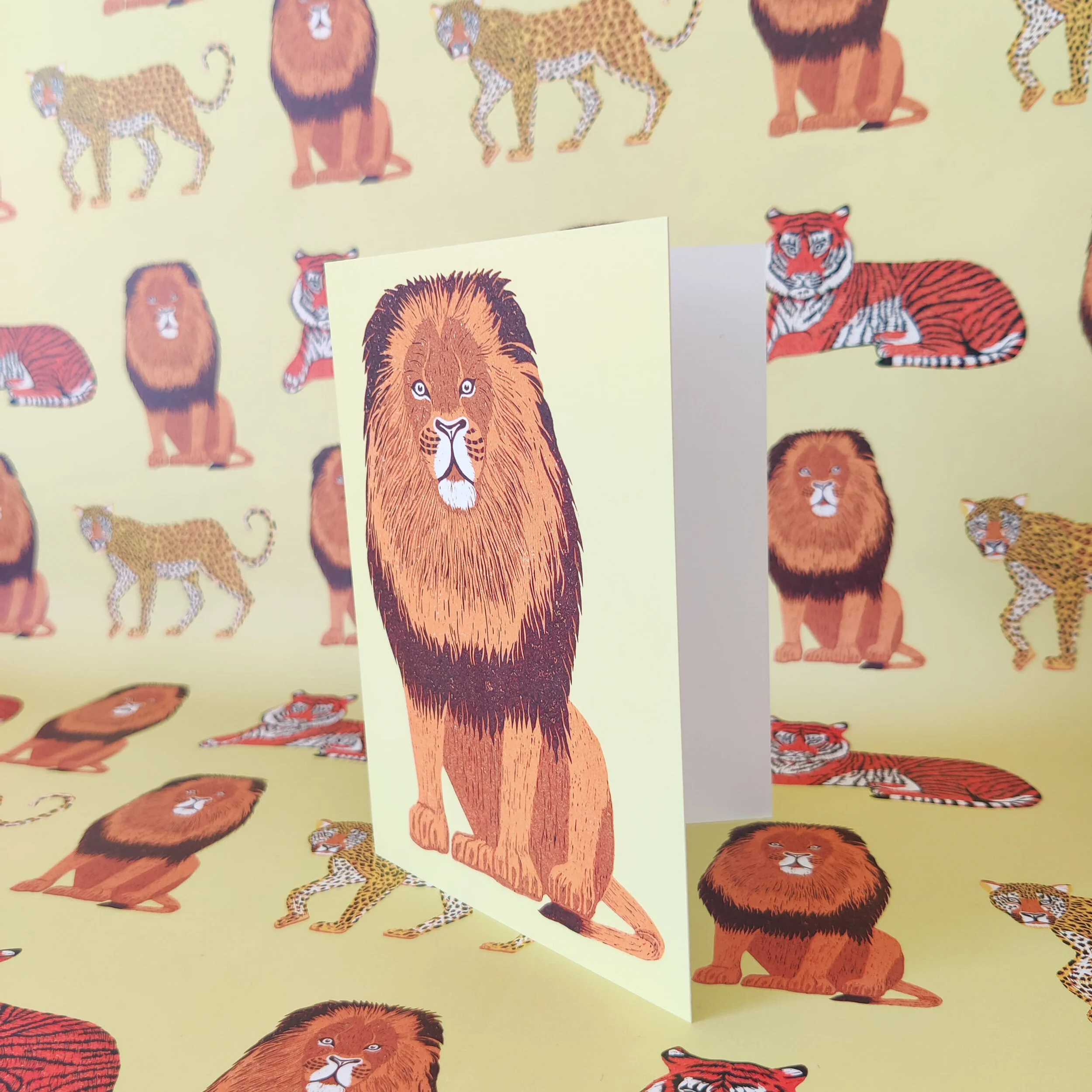 Lion Greeting Card — Corrina Ann Art