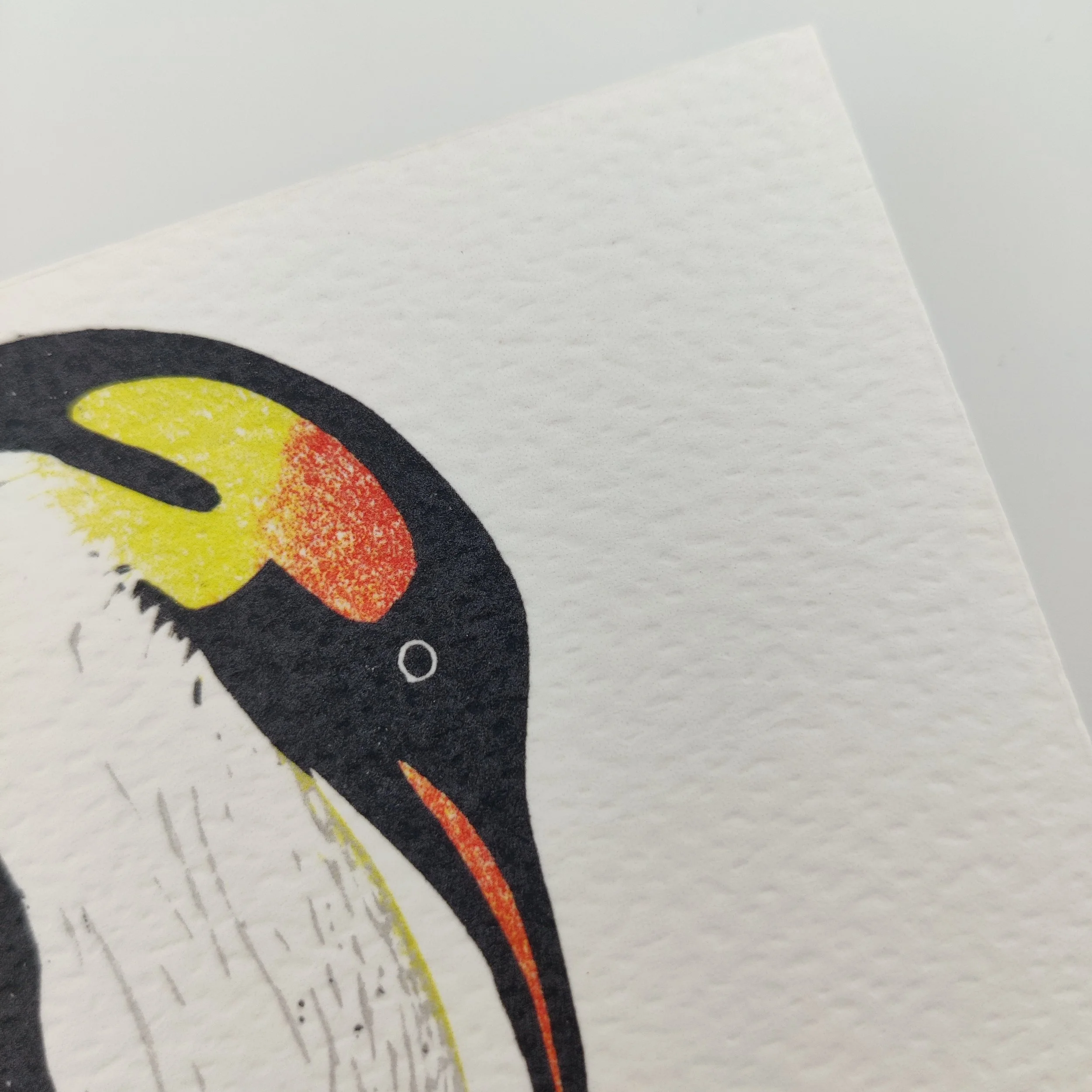 Emperor Penguin and Chick Card — Corrina Ann Art