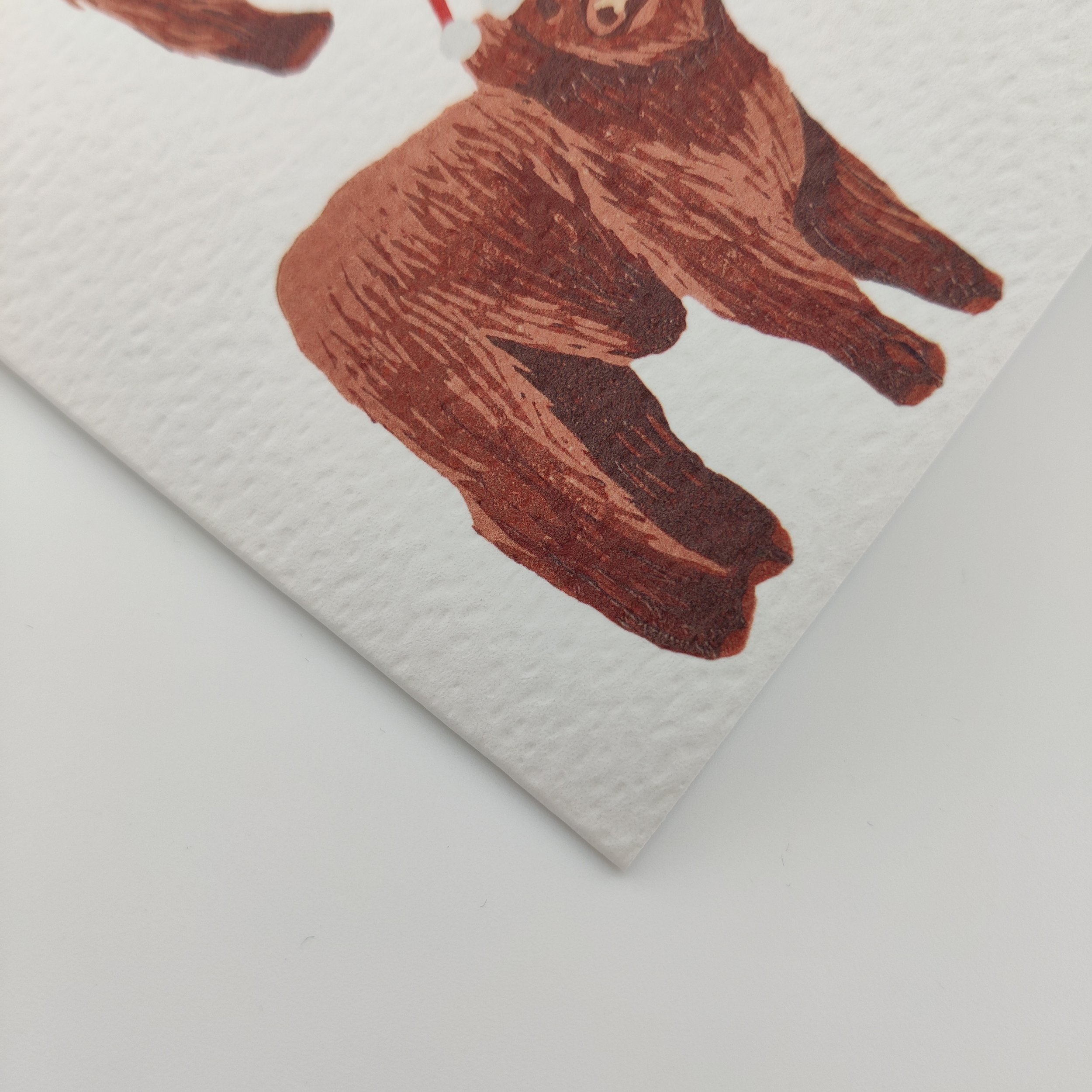 Christmas Highland Cow Family Card — Corrina Ann Art