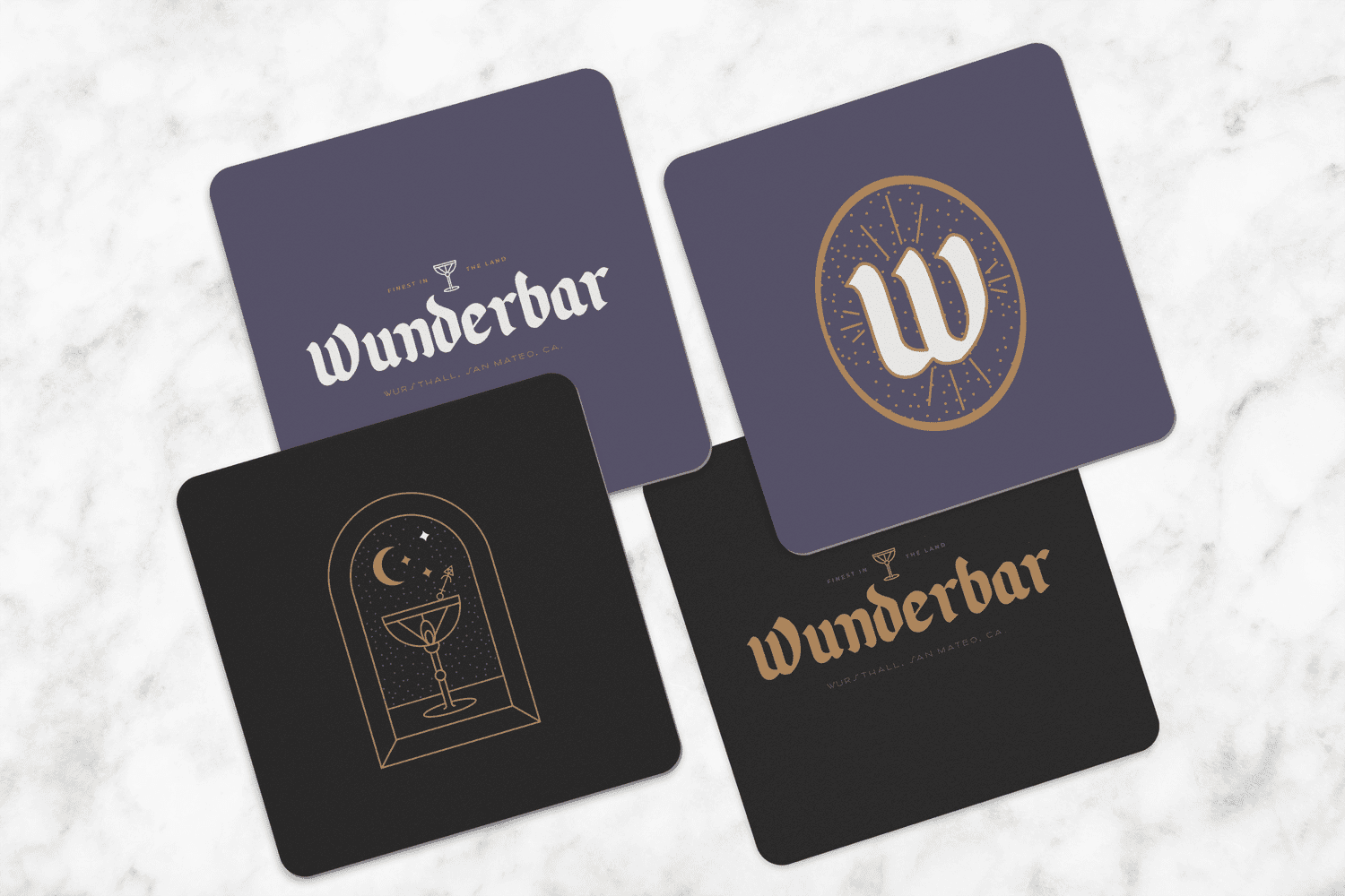 Wunderbar - San Mateo Cocktail Bar - Branding & Design – SSStudio ...