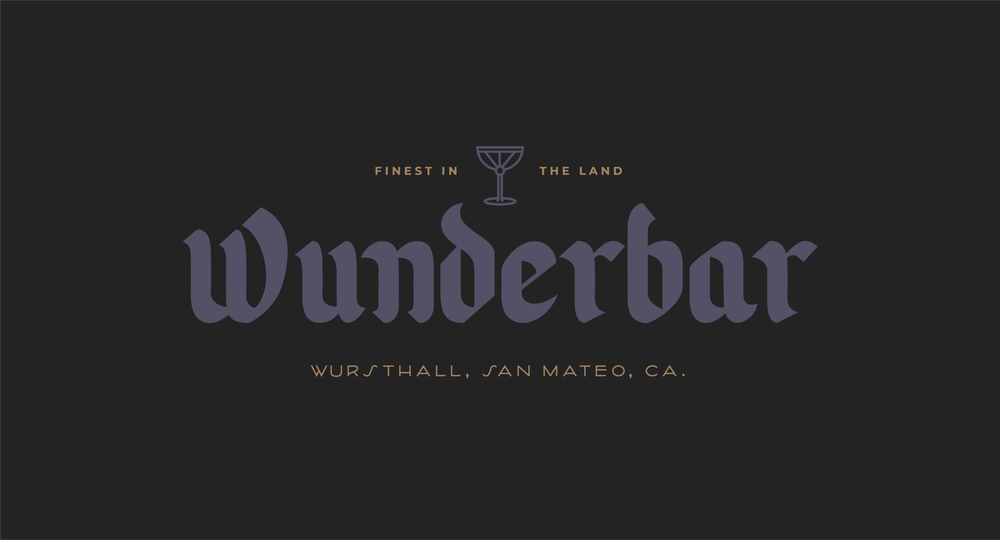 Wunderbar - San Mateo Cocktail Bar - Branding & Design – SSStudio ...