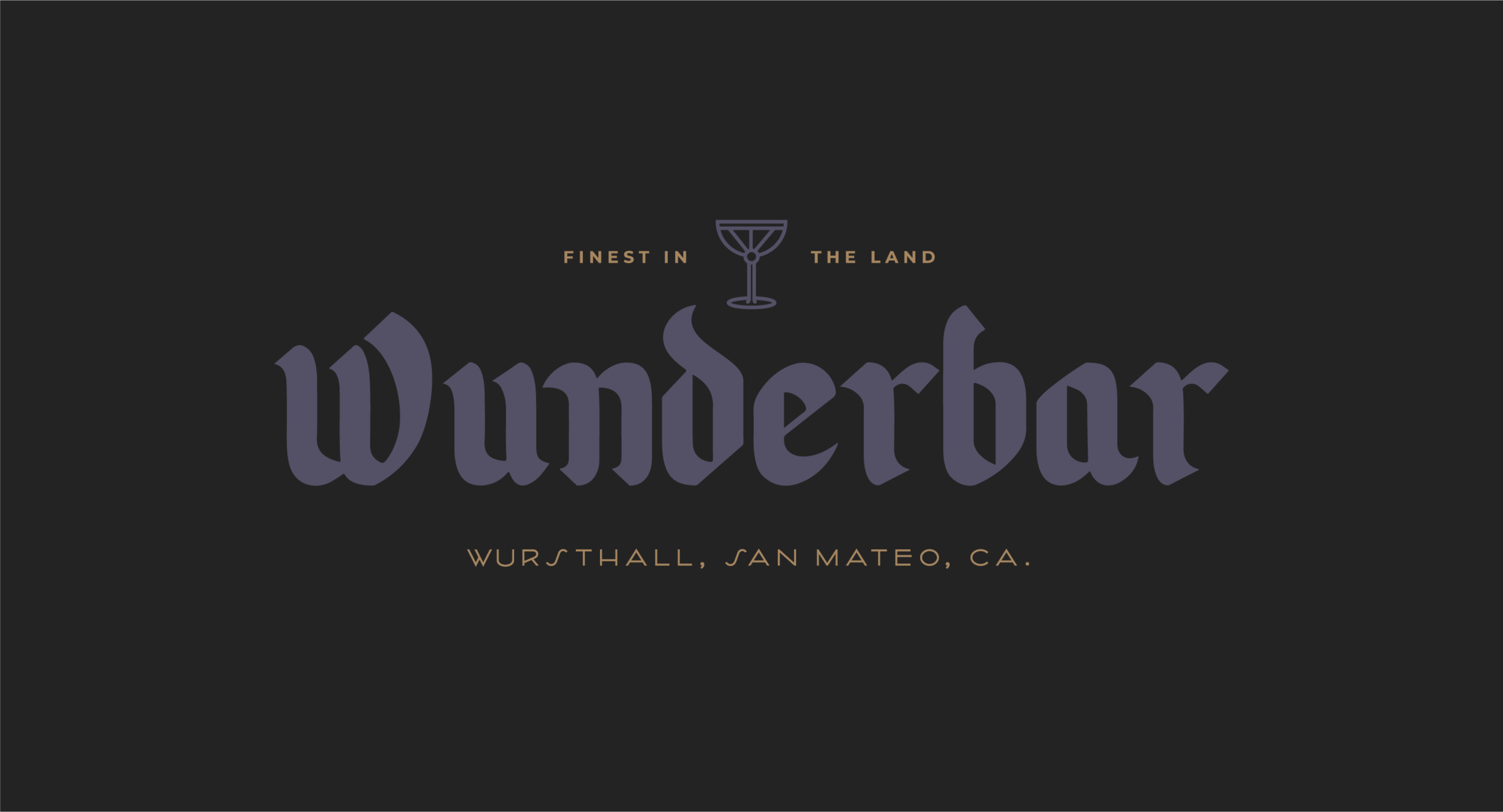 Wunderbar - San Mateo Cocktail Bar - Branding & Design – SSStudio ...