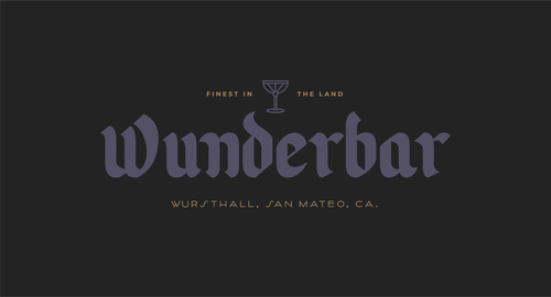 Wunderbar - San Mateo Cocktail Bar - Branding & Design – SSStudio ...