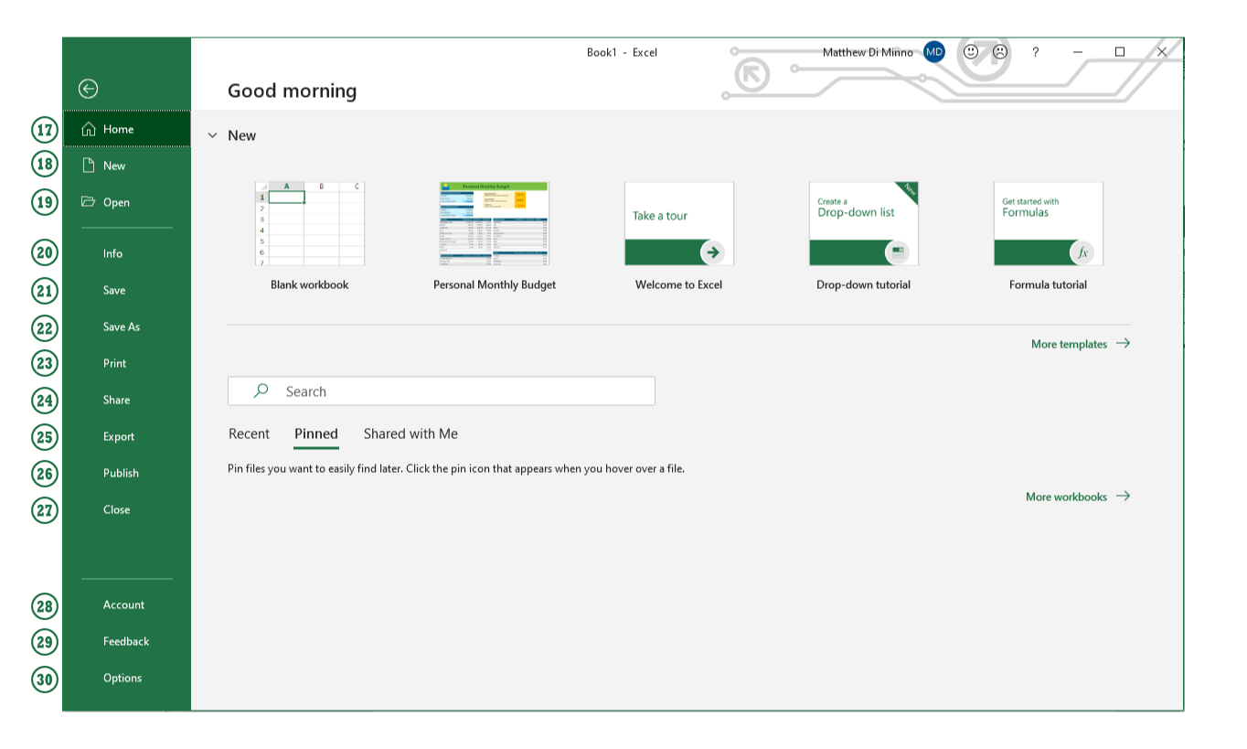 Excel Beginners Guide 1 The File Menu Excellency Excel Beginners Guide 1 The File Menu Excellency