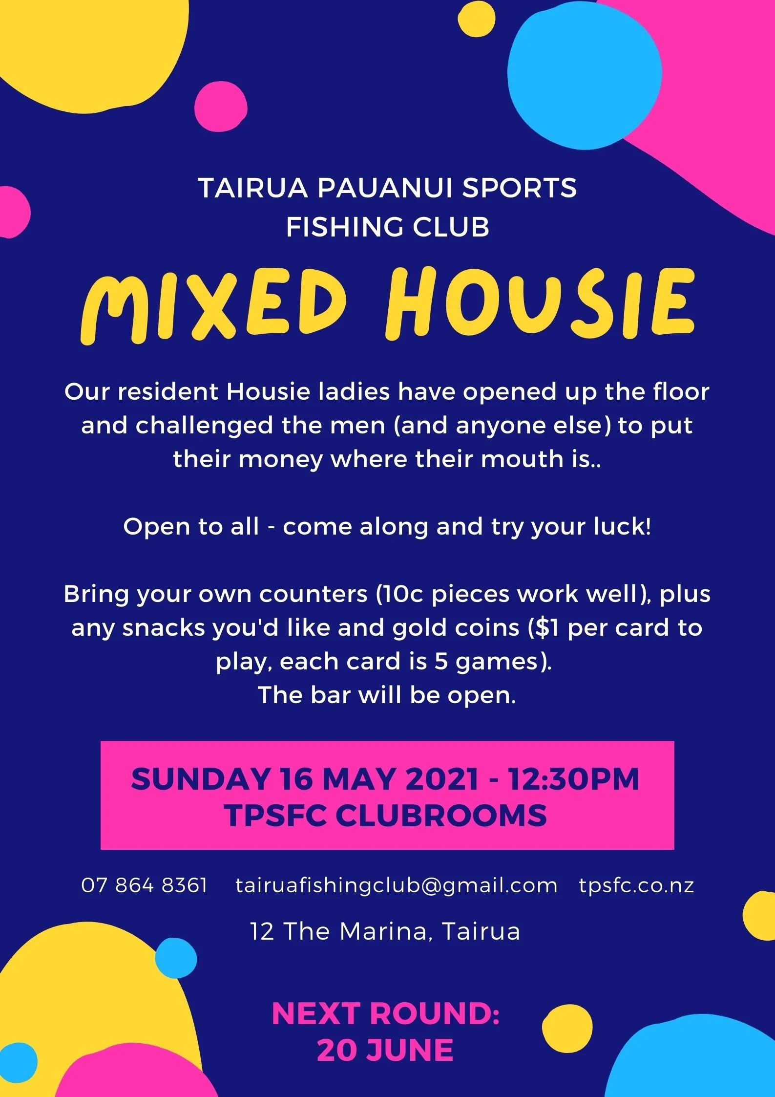 Events — Tairua Pauanui Sports Fishing Club