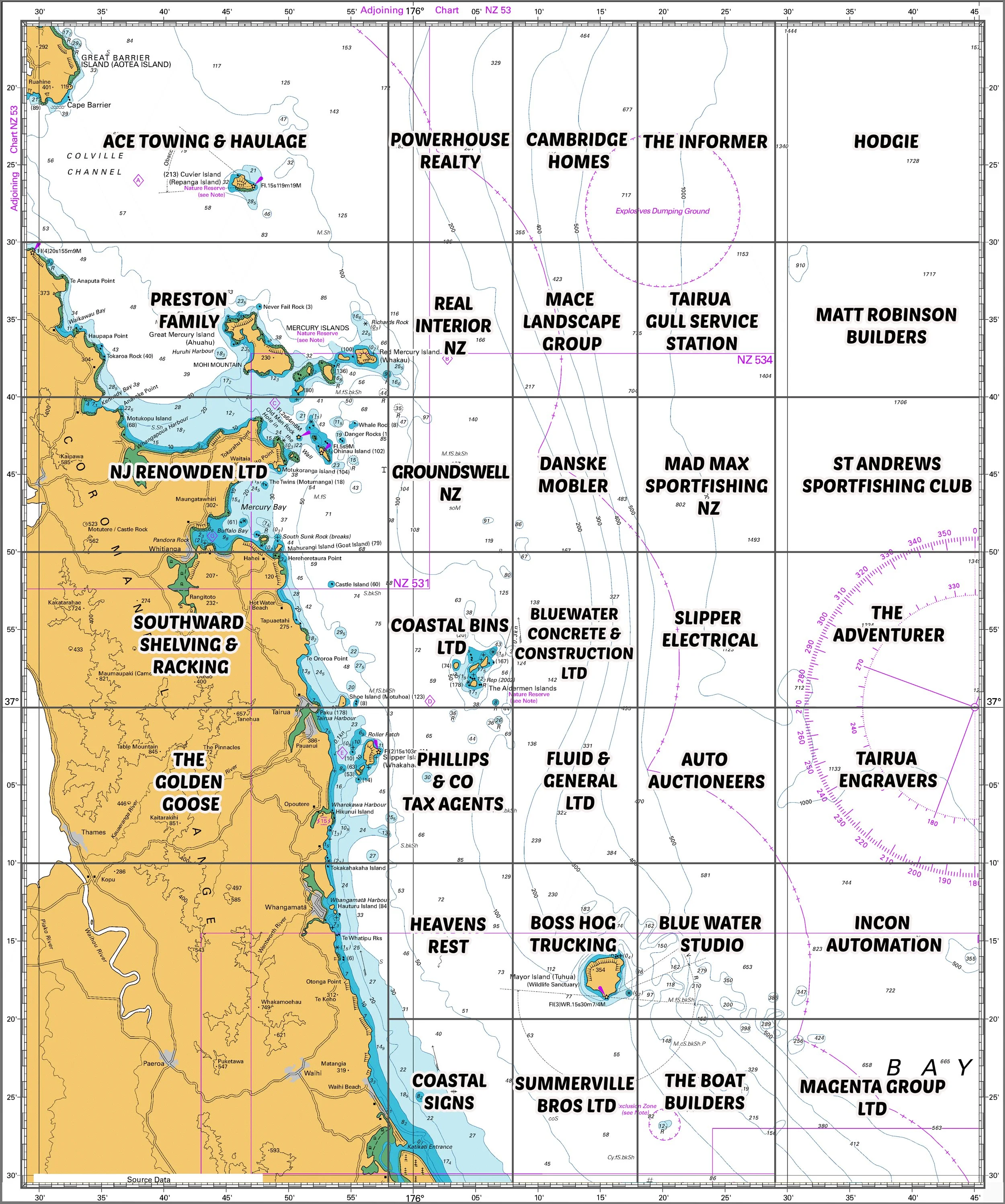 Fish Grid — Tairua Pauanui Sports Fishing Club